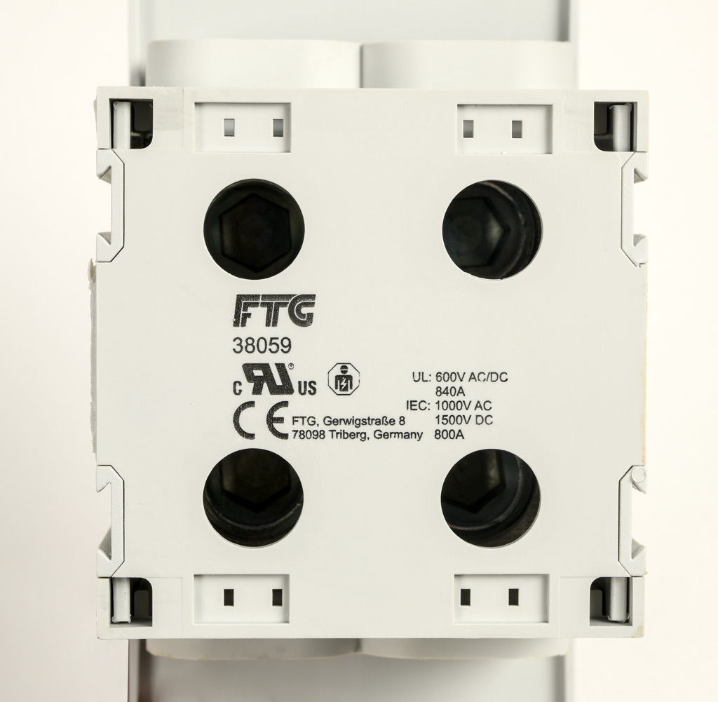 Terminal Block: enclosed, 840A, 1-pole, UL 1059 recognized (PN# 38059) | AutomationDirect