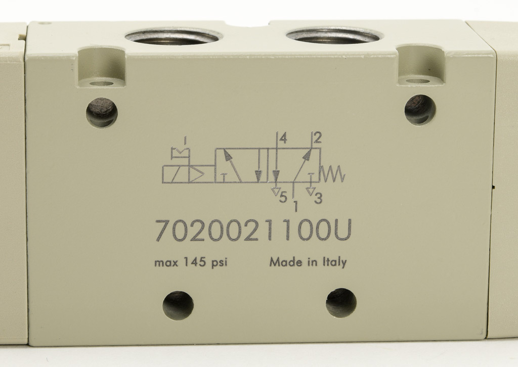 Air Solenoid Valve: 5-port (4-way) (PN# 7020021100U) | AutomationDirect
