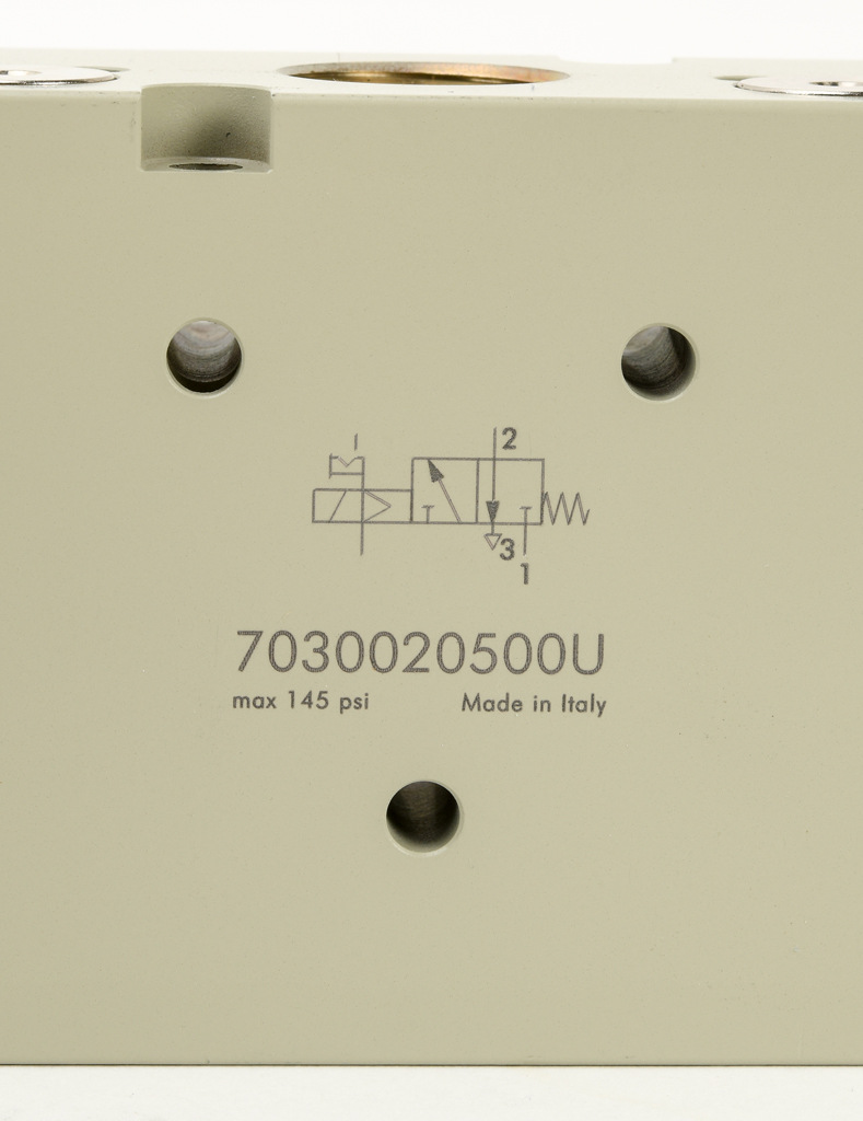 Air Solenoid Valve: 3-port (3-way) (PN# 7030020500U) | AutomationDirect