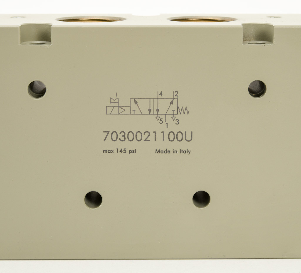 Air Solenoid Valve: 5-port (4-way) (PN# 7030021100U) | AutomationDirect