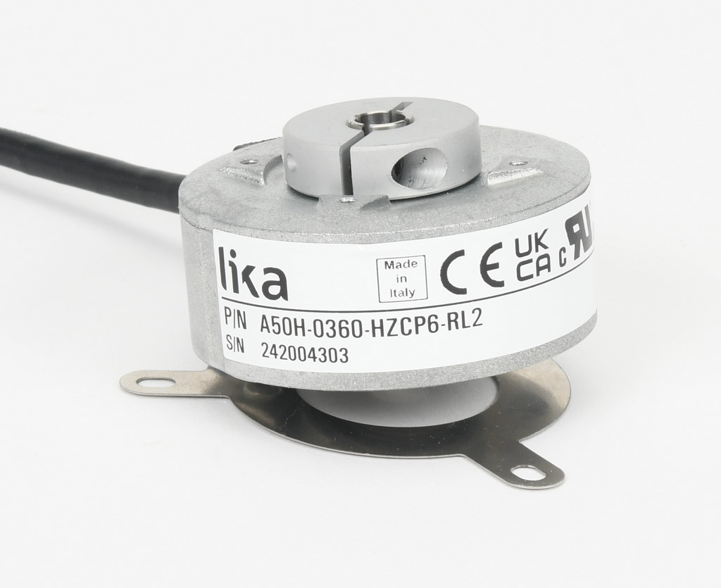 Incremental (quadrature) Rotary Encoder: 360 ppr (PN# A50H-0360-HZCP6 ...