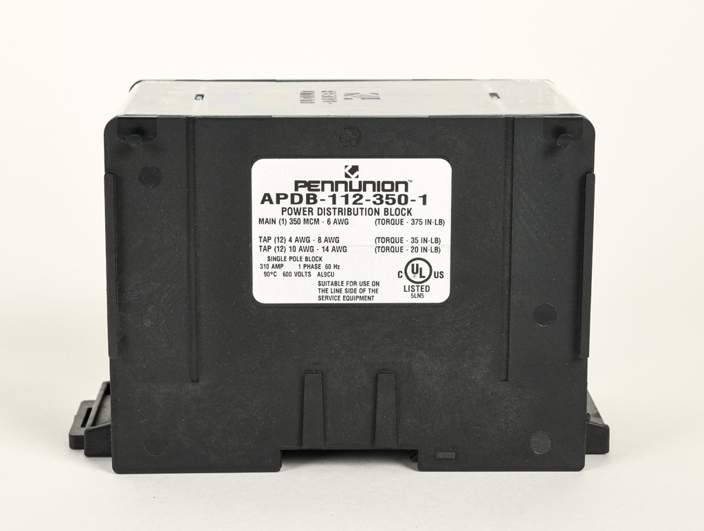 Power Distribution Block: open, 310A, 1-pole, UL 1953 listed (PN# APDB ...