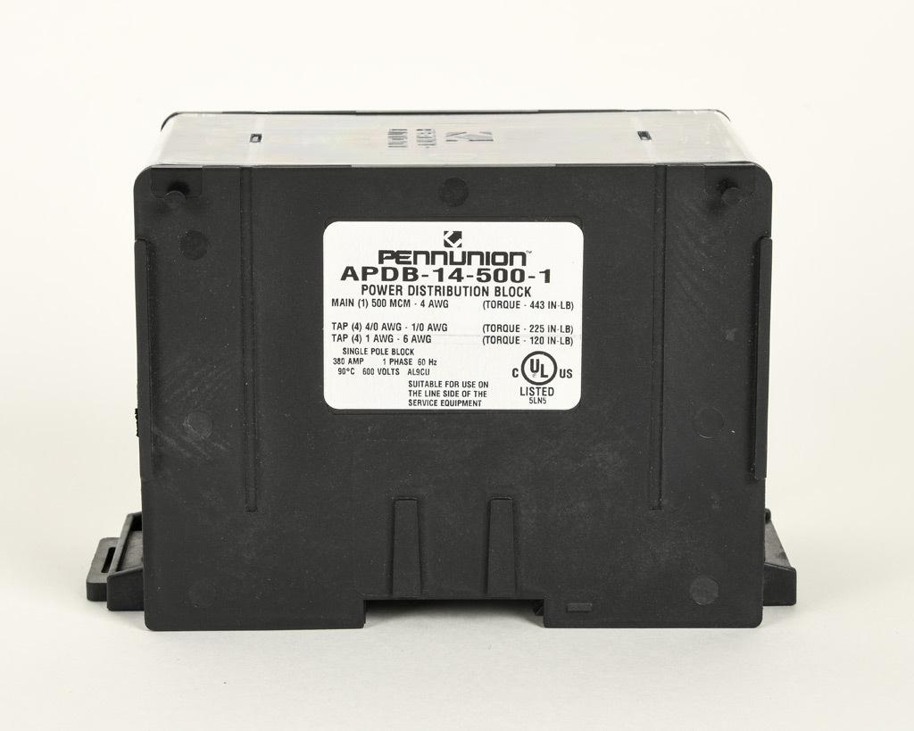 Power Distribution Block: open, 380A, 1-pole, UL 1953 listed (PN# APDB ...