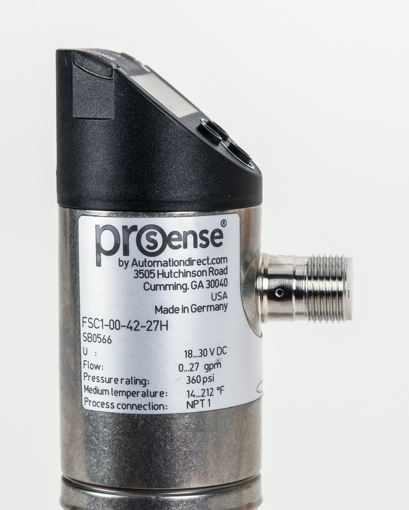 Liquid Digital Flow Sensor: 0 to 27 GPM (PN# FSC1-00-42-27H) | AutomationDirect