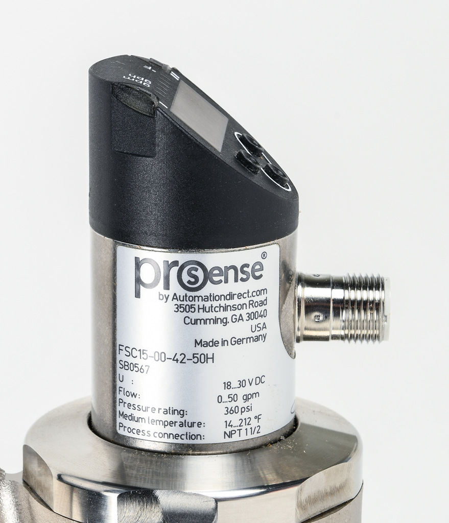 Liquid Digital Flow Sensor: 0 to 50 GPM (PN# FSC15-00-42-50H) | AutomationDirect