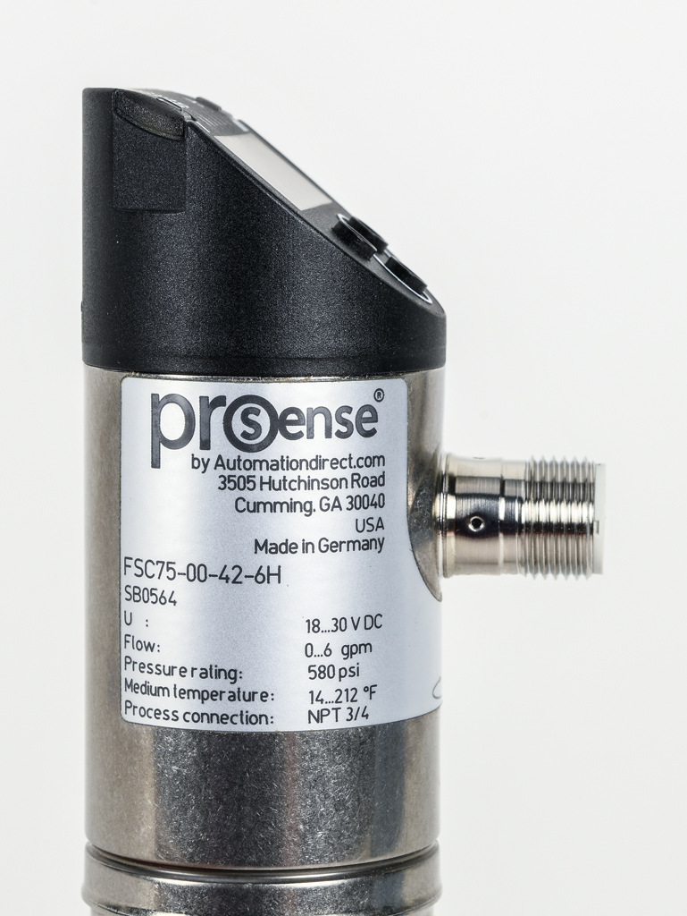 Liquid Digital Flow Sensor: 0 to 6 GPM (PN# FSC75-00-42-6H) | AutomationDirect