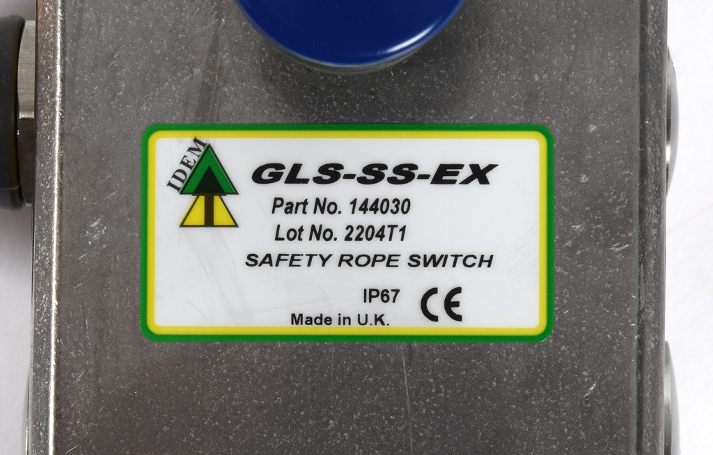 Safety Switch: cable-pull interlock, 100m (PN# GLS-SS-EX-144030 ...