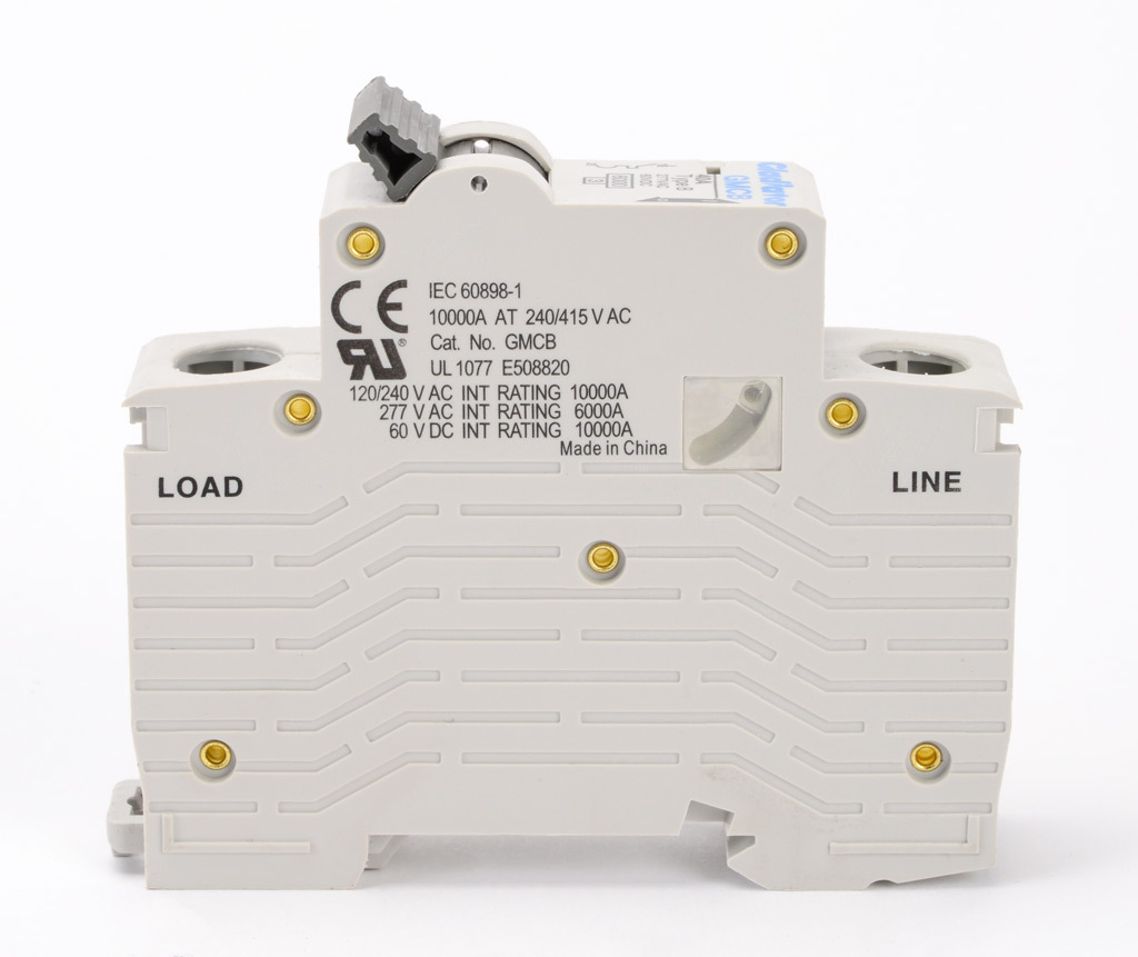 Miniature Supplementary Protector: 40A, B curve (PN# GMCB-1B-40) | AutomationDirect