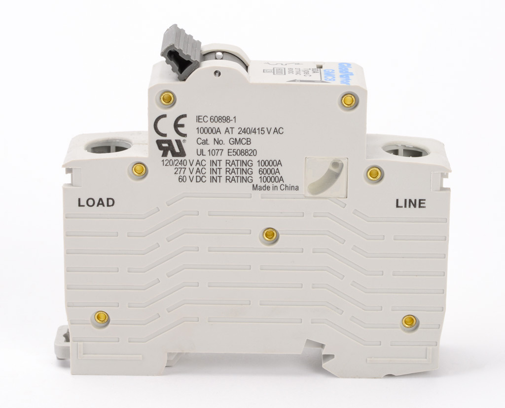 Miniature Supplementary Protector: 63A, C curve (PN# GMCB-1C-63) | AutomationDirect