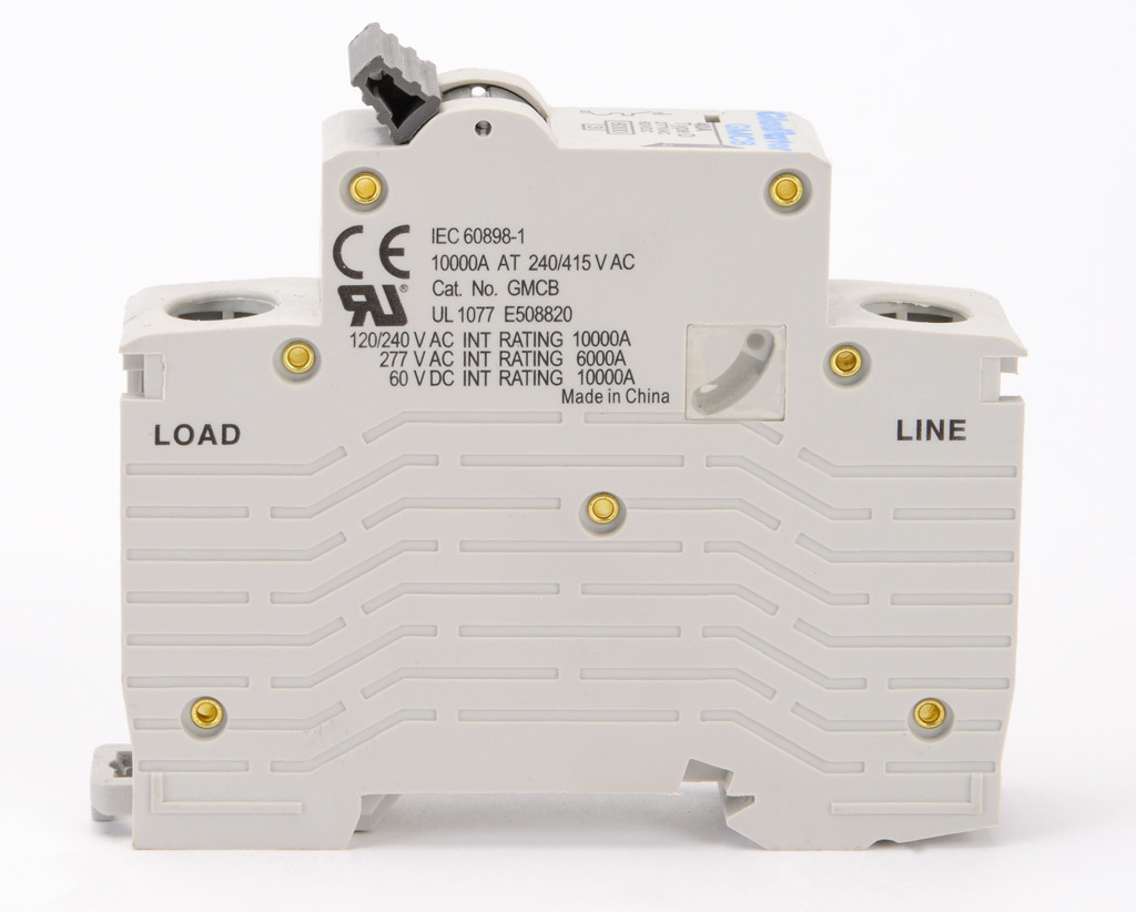 Miniature Supplementary Protector: 40A, D curve (PN# GMCB-1D-40) | AutomationDirect