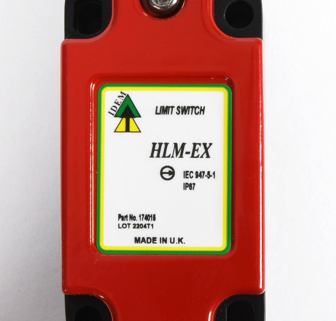 Safety Limit Switch: side rotary lever with stainless steel roller (PN ...