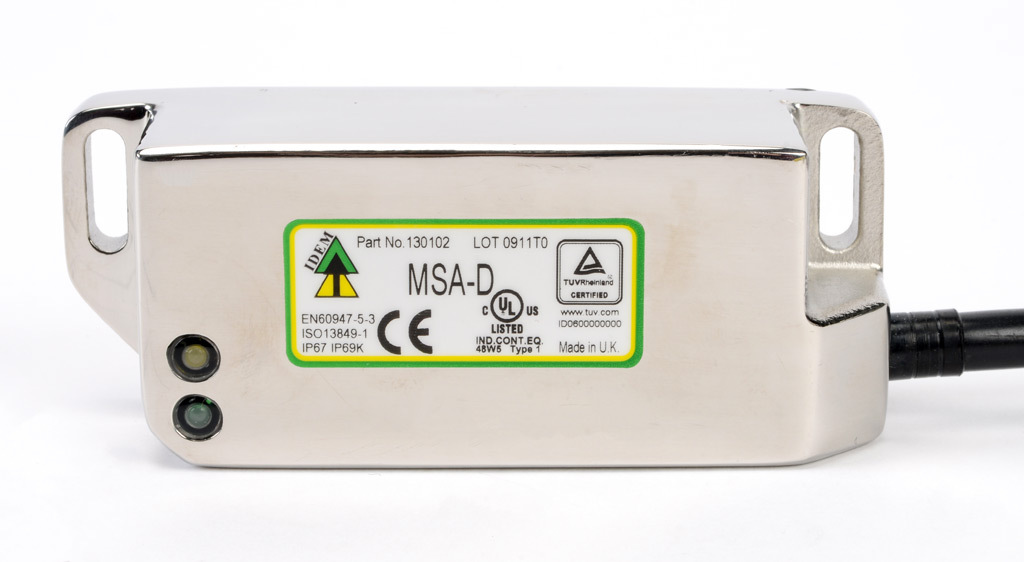 Standalone Safety Switch Set: dual non-contact coded magnetic, manual ...