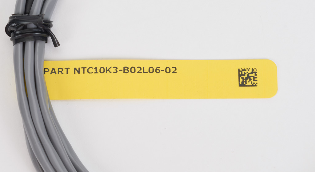 Temperature Sensor: 10K Type 3 thermistor, -40 to 257 deg F (PN ...