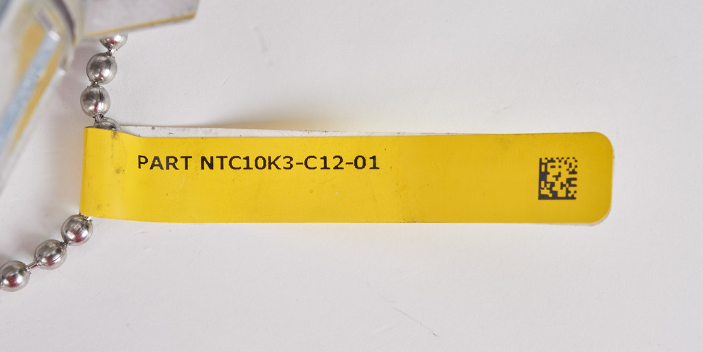 Temperature Sensor: 10K Type 3 thermistor, -40 to 257 deg F (PN ...