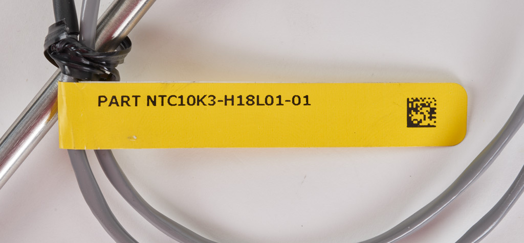 Temperature Sensor: 10K Type 3 thermistor, -40 to 257 deg F (PN ...