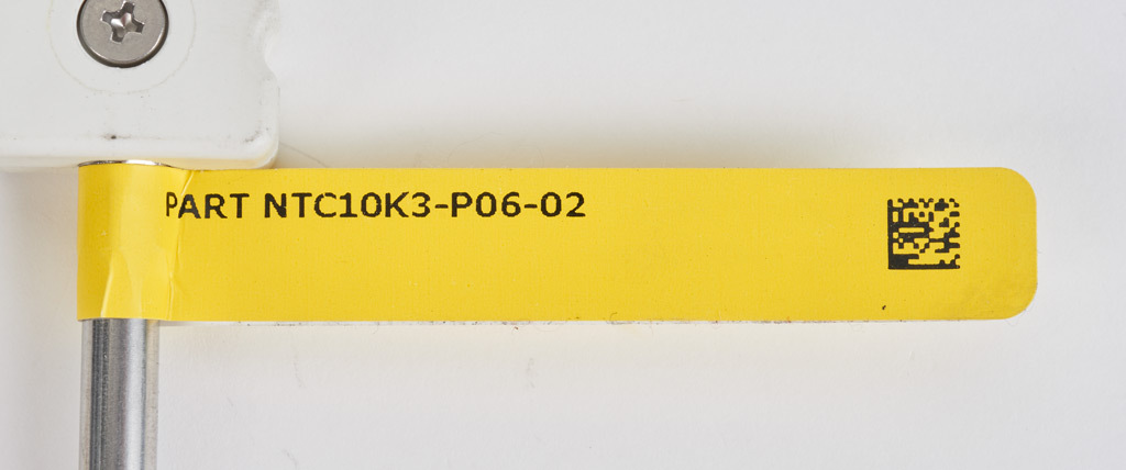 Temperature Sensor: 10K Type 3 thermistor, -40 to 257 deg F (PN ...