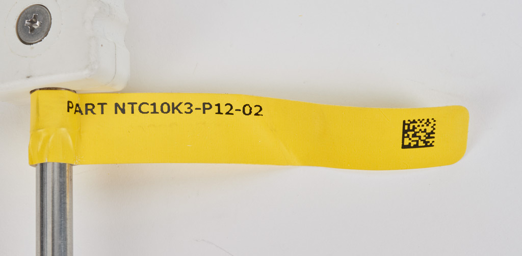 Temperature Sensor: 10K Type 3 thermistor, -40 to 257 deg F (PN ...