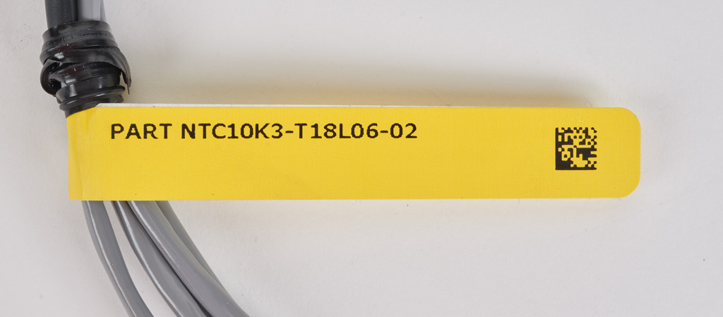 Temperature Sensor: 10K Type 3 thermistor, -40 to 257 deg F (PN ...