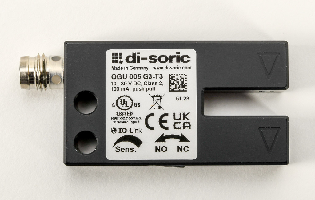 U-frame Photoelectric Fork Sensor: 0-5mm range, through-beam (PN ...