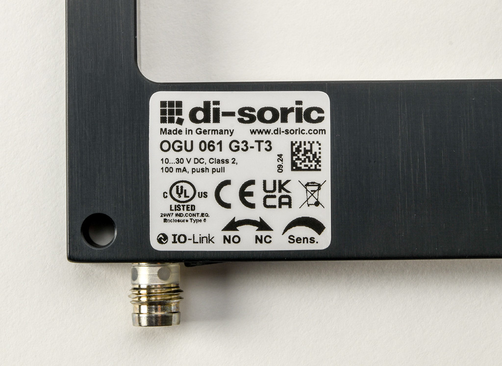 U-frame Photoelectric Fork Sensor: 0-60mm range, through-beam (PN ...
