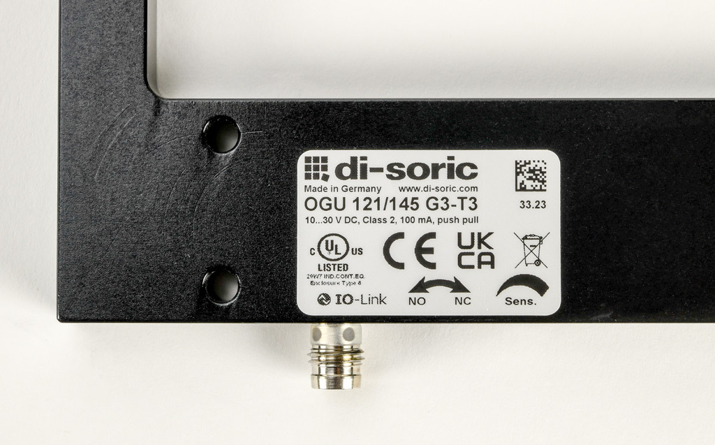 U-frame Photoelectric Fork Sensor: 0-120mm range, through-beam (PN ...