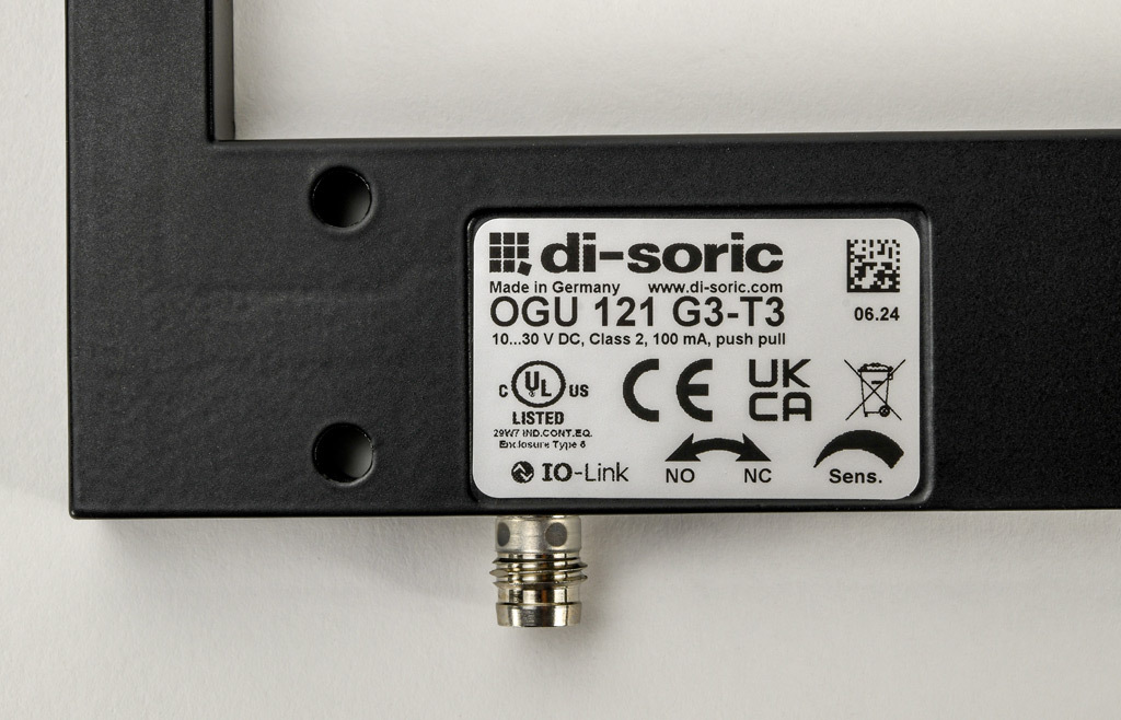 U-frame Photoelectric Fork Sensor: 0-120mm range, through-beam (PN ...