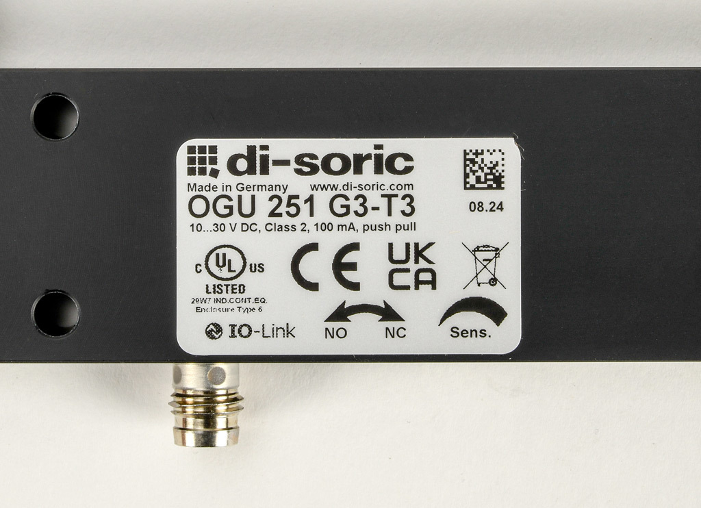 U-frame Photoelectric Fork Sensor: 0-250mm range, through-beam (PN ...