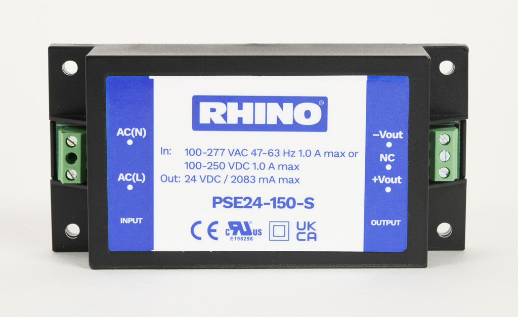 Switching Power Supply: 24 VDC out, Output: 24 VDC @ 2.1A/50W (PN ...