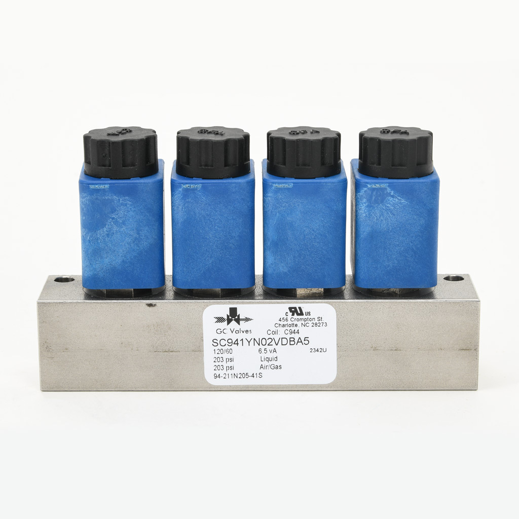Air, Inert Gas, Water or Coolant Solenoid Valve Bank: 2-port (2-way ...