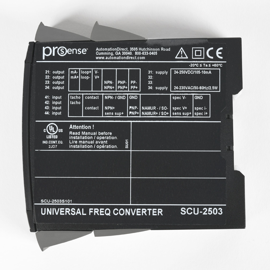 Signal Conditioner: frequency (PN# SCU-2503) | AutomationDirect
