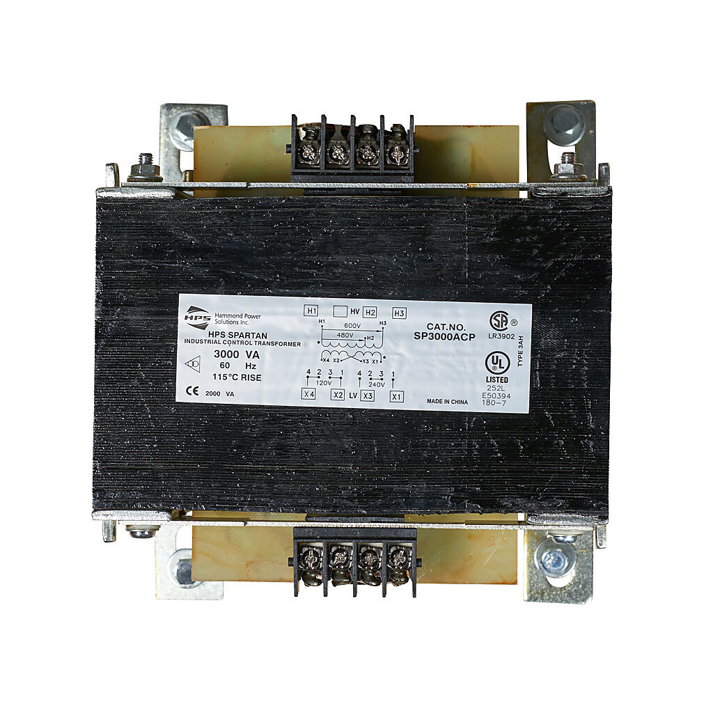 Control Transformer: open core, 3 kVA (PN# SP3000ACP) | AutomationDirect