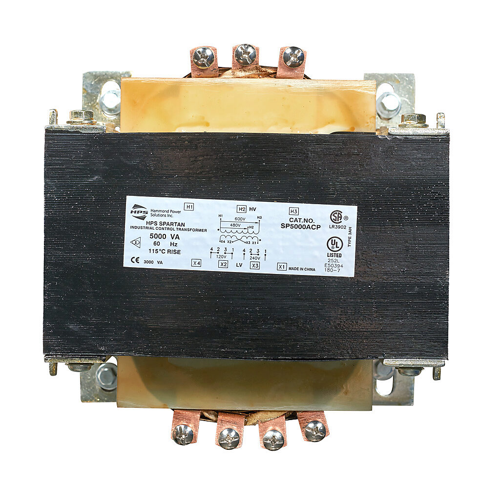 Control Transformer: open core, 5 kVA (PN# SP5000ACP) | AutomationDirect