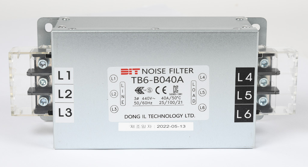 EMI Input Filter: 40A, drive rated (PN# TB6-B040AS) | AutomationDirect