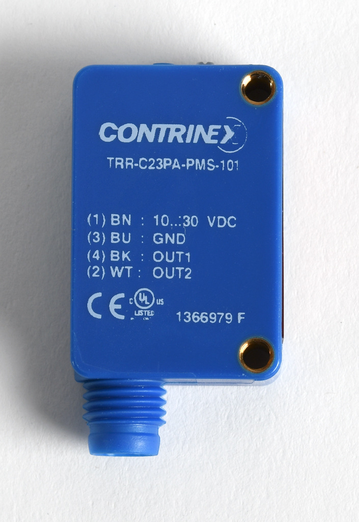 Rectangular photo sensor: 20-4200mm range, polarized retroreflective ...