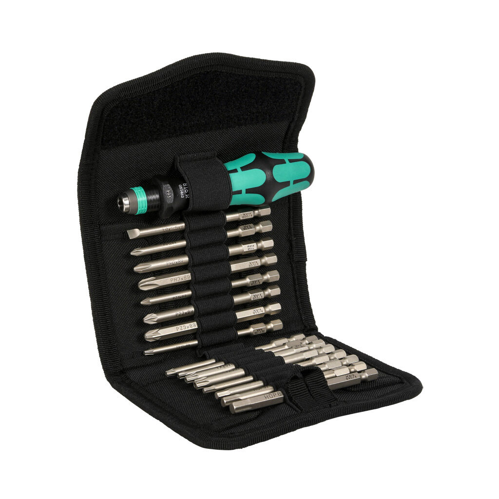 Wera Multi-bit Screwdriver: 17 pieces (PN# 05059295001) | AutomationDirect