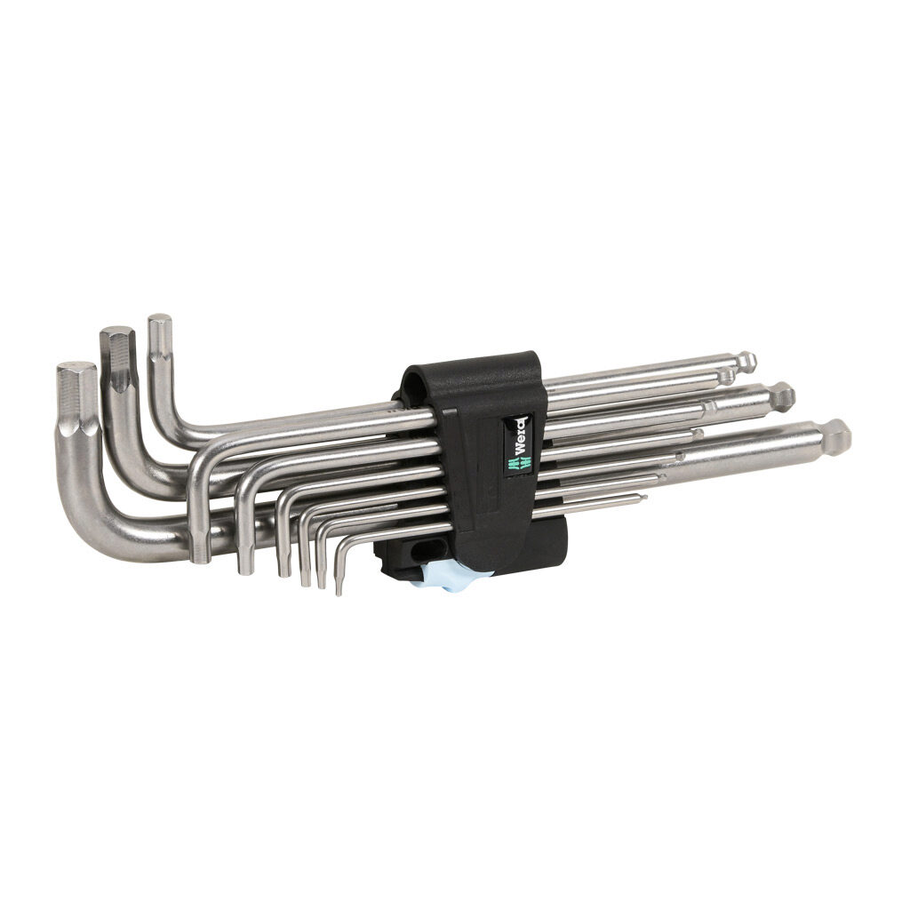 Wera Hex-Plus Hex Key Set: 9 pieces (PN# 05073544001) | AutomationDirect