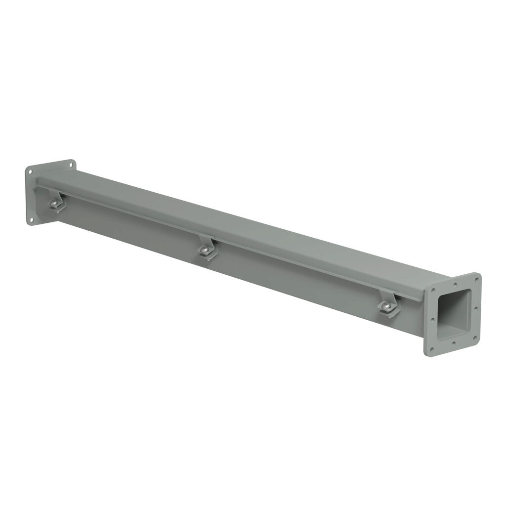 Hammond 1487 Series Pull-through Wireway: 2.5 x 2.5 x 36in (PN# 1487B36 ...