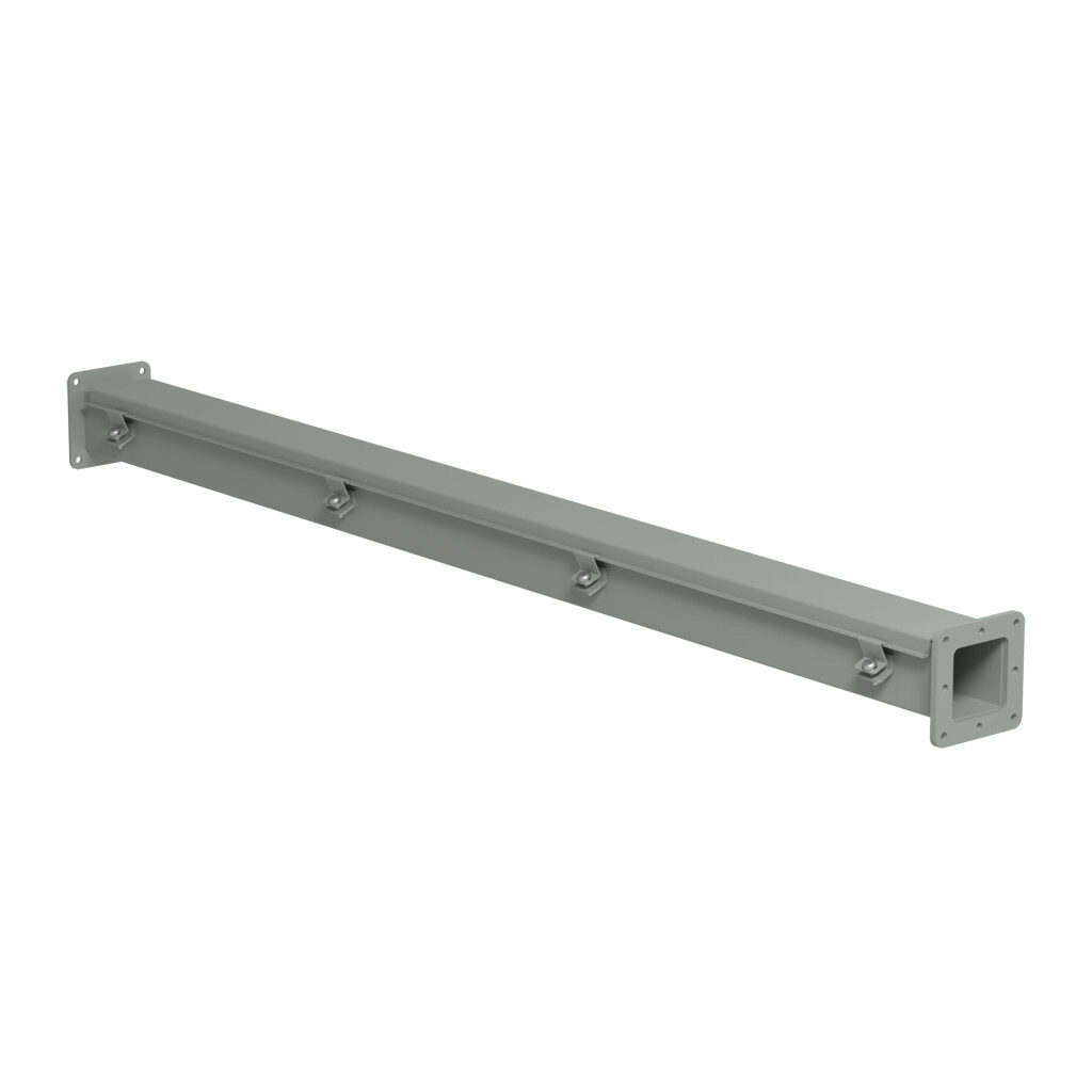 Hammond 1487 Series Pull-through Wireway: 2.5 x 2.5 x 48in (PN# 1487B48 ...
