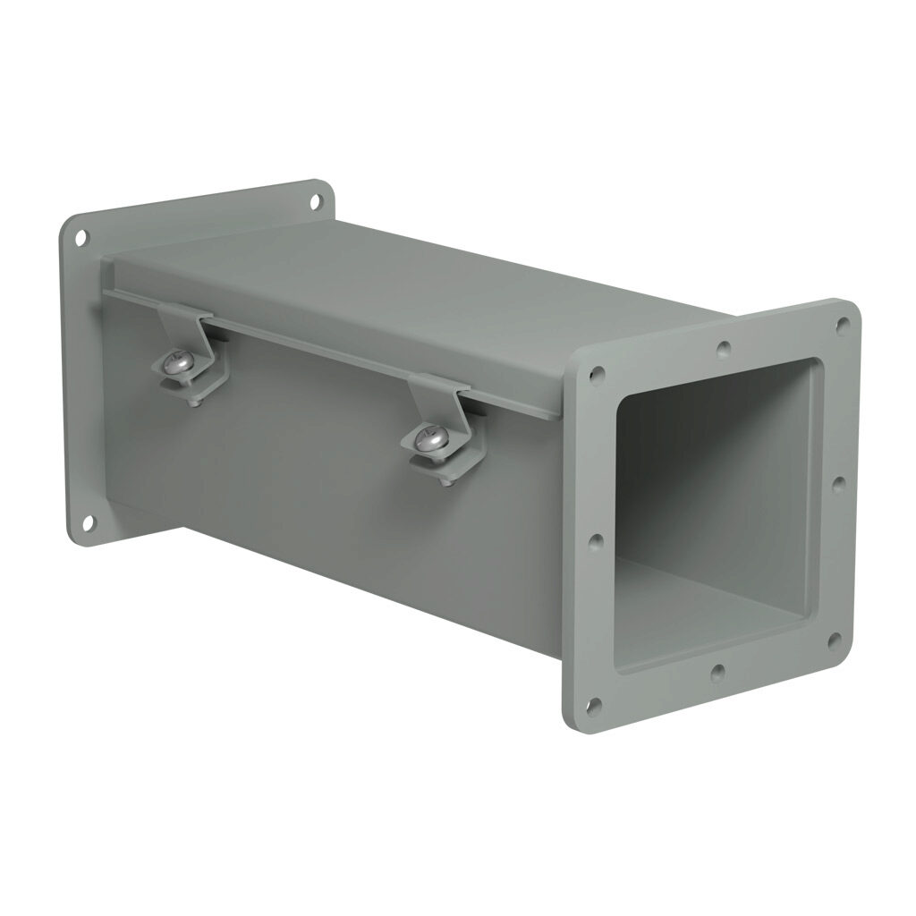 Hammond 1487 Series Pull-through Wireway: 4 x 4 x 12in (PN# 1487C12 ...