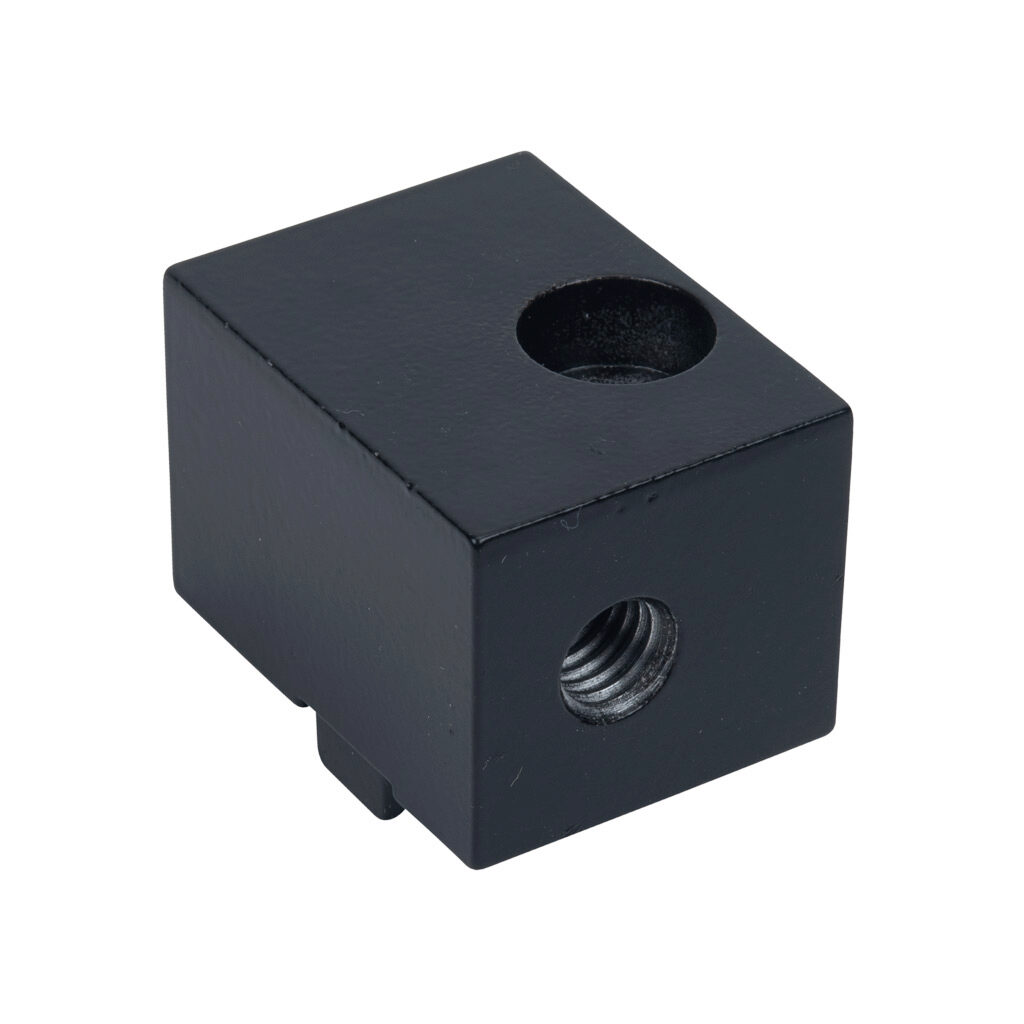 FATH Panel Mount Block: black, for T-slotted rail (PN# 162925) | AutomationDirect