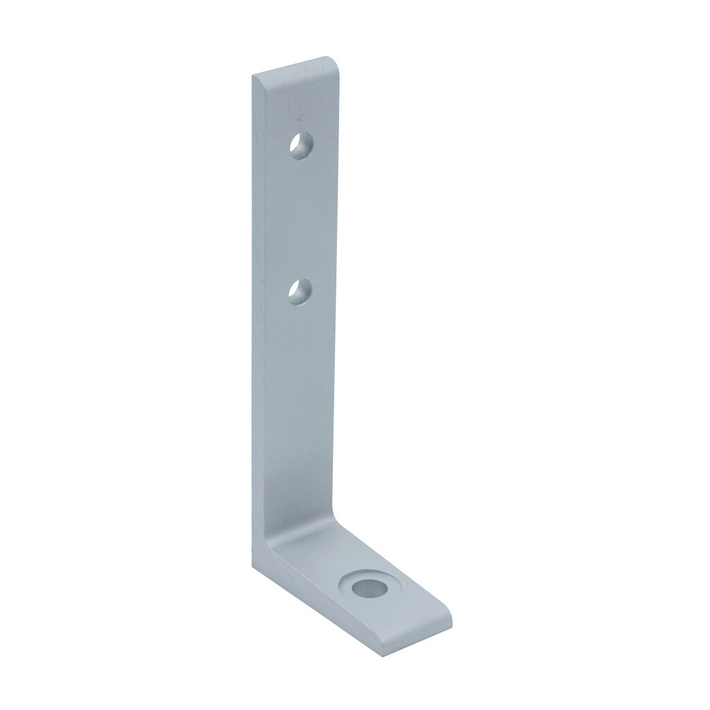 FATH Floor Bracket: silver, for T-slotted rail (PN# 162955 ...