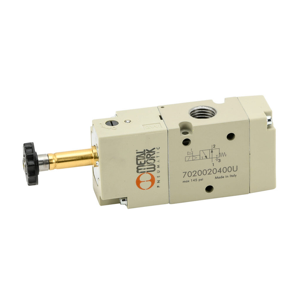 Air Solenoid Valve: 3-port (3-way) (PN# 7020020400U) | AutomationDirect