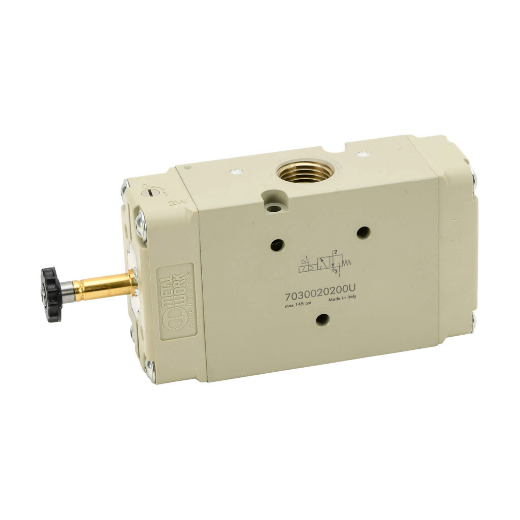 Air Solenoid Valve: 3-port (3-way) (PN# 7030020200U) | AutomationDirect