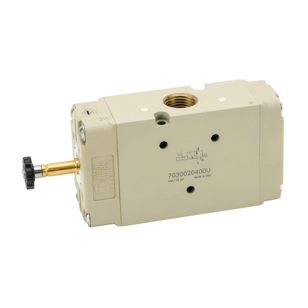 Air Solenoid Valve: 3-port (3-way) (PN# 7030020400U) | AutomationDirect