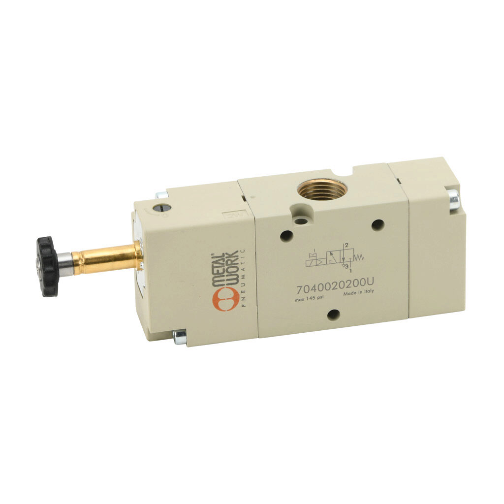 Air Solenoid Valve: 3-port (3-way) (PN# 7040020200U) | AutomationDirect