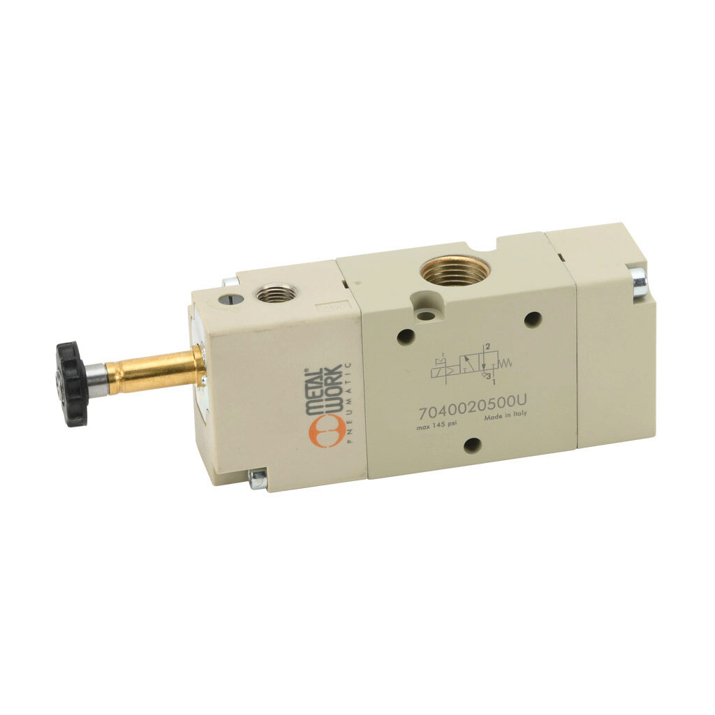 Air Solenoid Valve: 3-port (3-way) (PN# 7040020500U) | AutomationDirect
