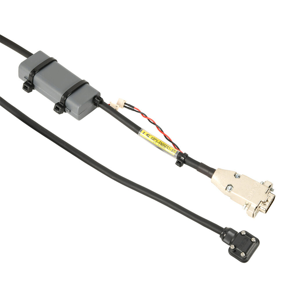 Cable: for all LS Electric PHOX series drives, 16.4ft/5m cable length ...