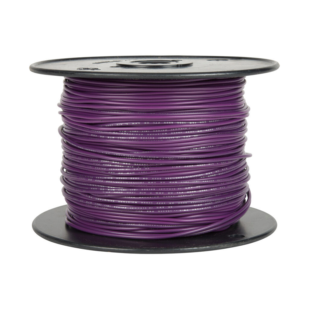 AWM Wire: 24 AWG, 1000ft spool (PN# AWM24PL10) | AutomationDirect