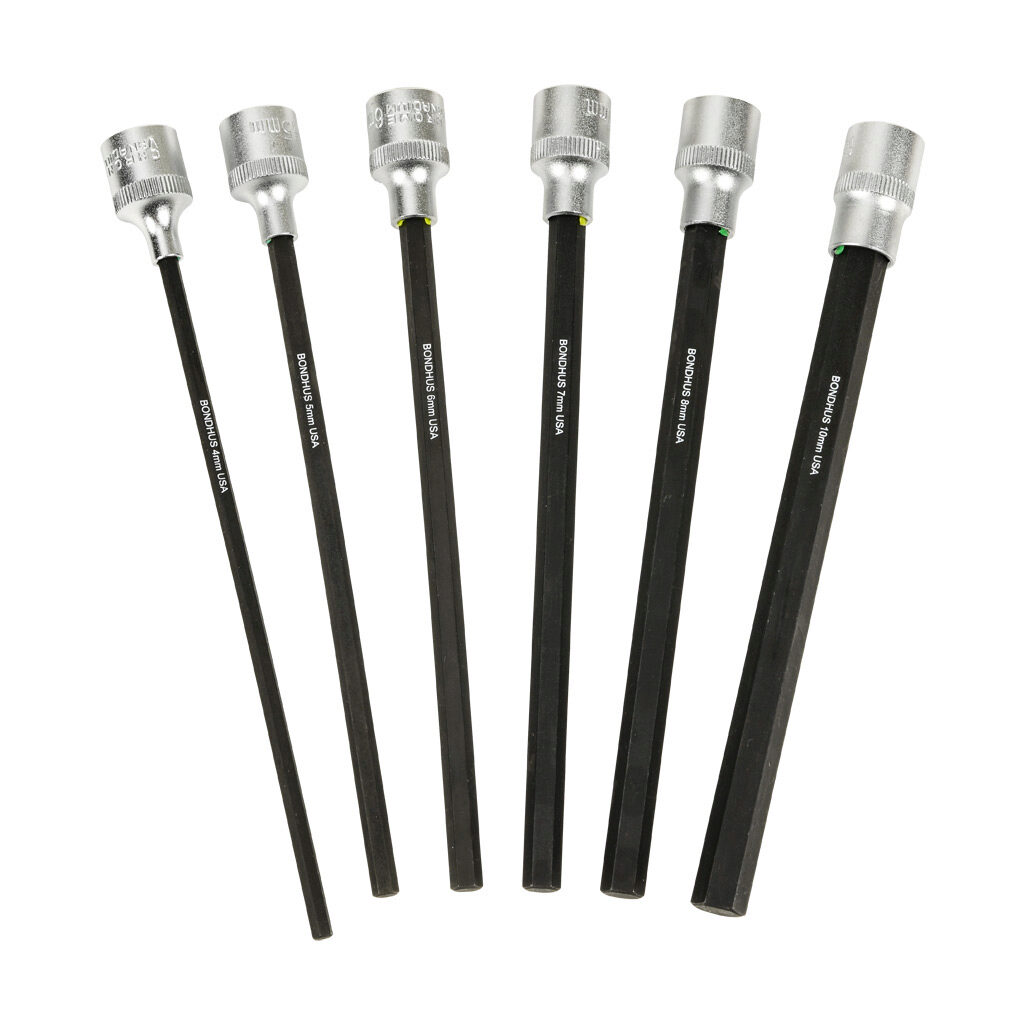Bondhus ProHold Socket Bit Set: 6 pieces (PN# BH30646) | AutomationDirect