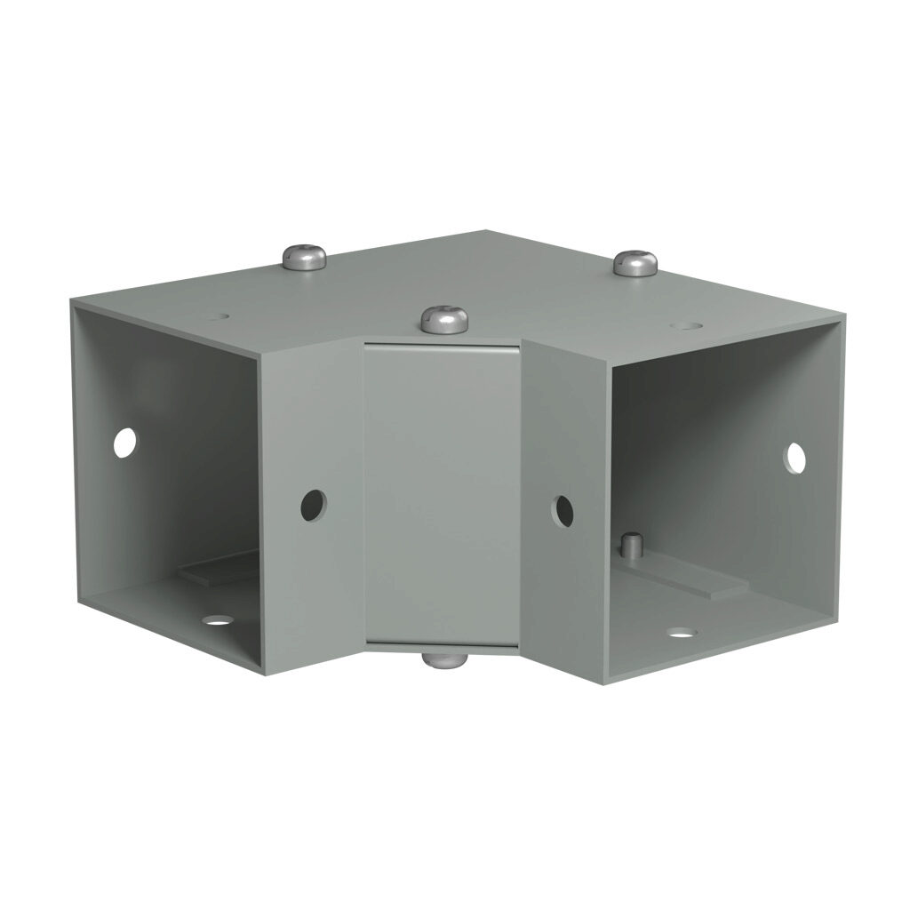 Hammond Lay-in Wireway Fitting: 90-degree elbow, 2.5 x 2.5in (PN ...